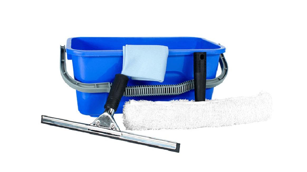 Cleanlink Bucket Cloth Squeegee Applicator Window Glass Cleaning Kit ...