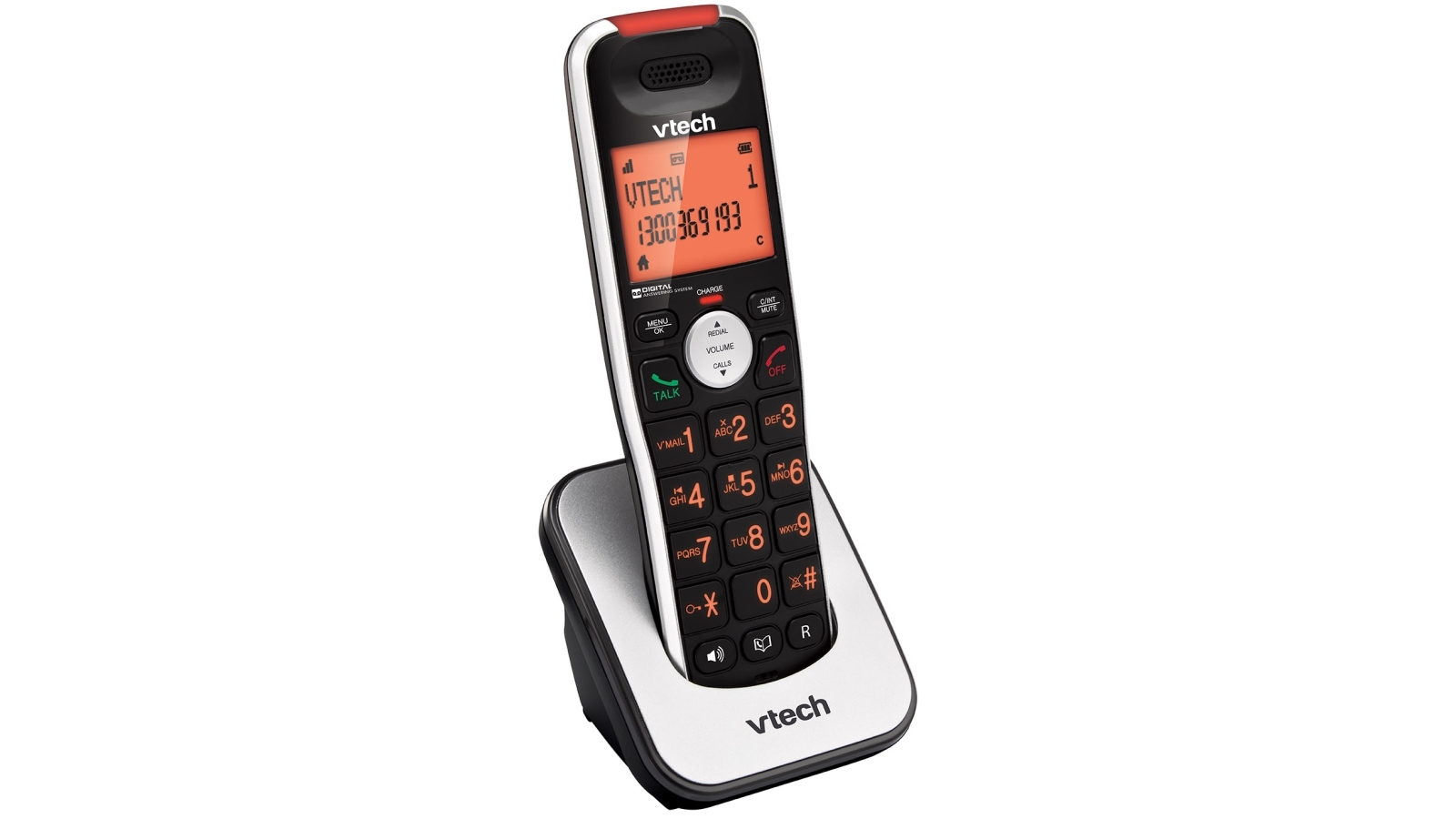VTech 20150E DECT Cordless Handset - Black | Harvey Norman