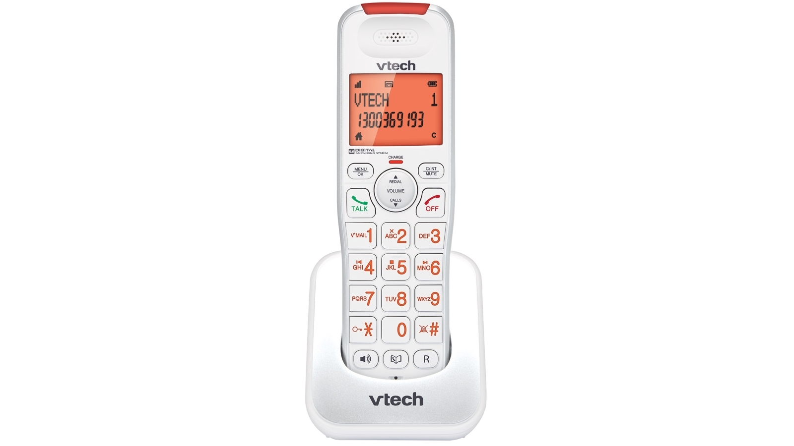 VTech 20150E DECT Cordless Handset - White | Harvey Norman