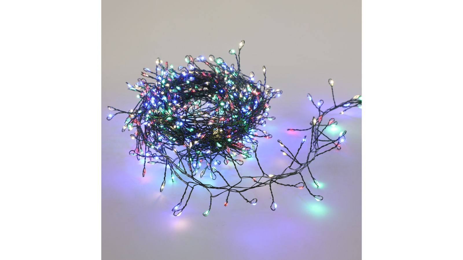 Lexi Lighting 640 Micro LED Cluster Light - Multicolour and Dark Green ...