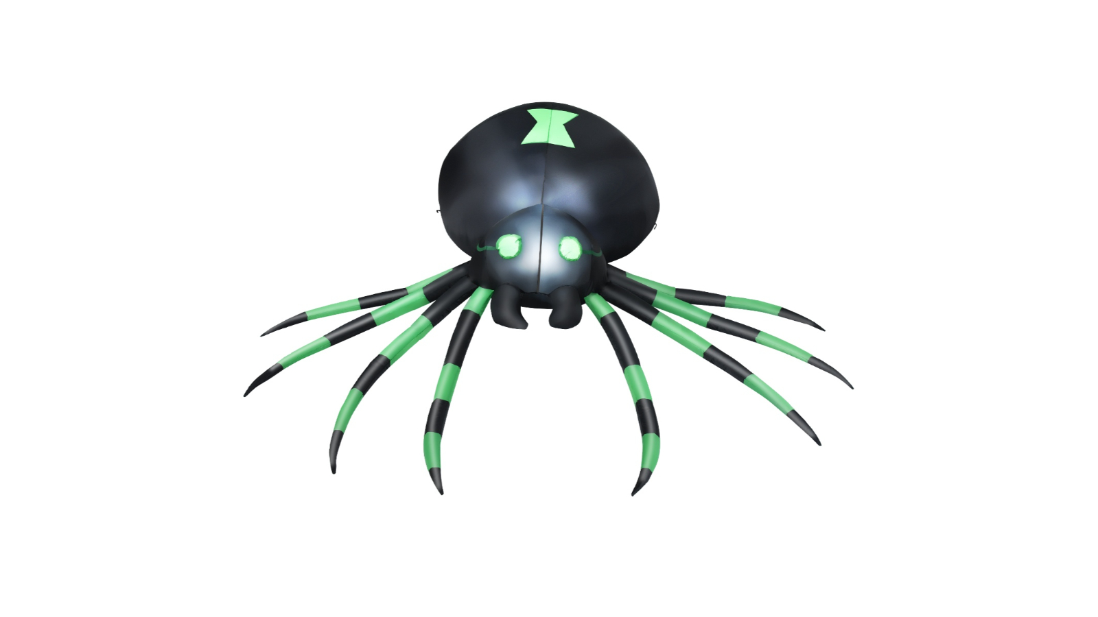 Costway 1.8metre Inflatable Halloween Spider Decoration with LED Light ...
