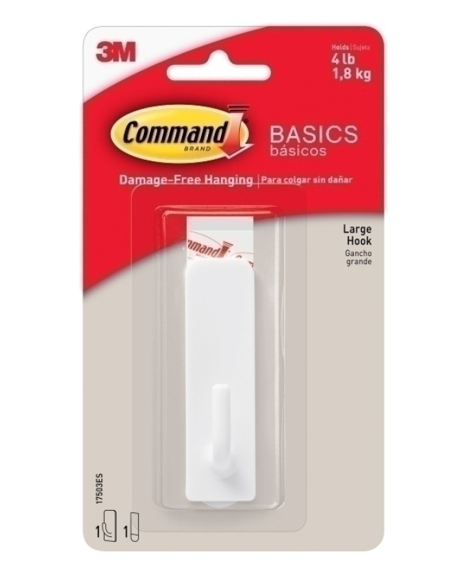 Command Large White Basic Hook - Box of 12 | Harvey Norman