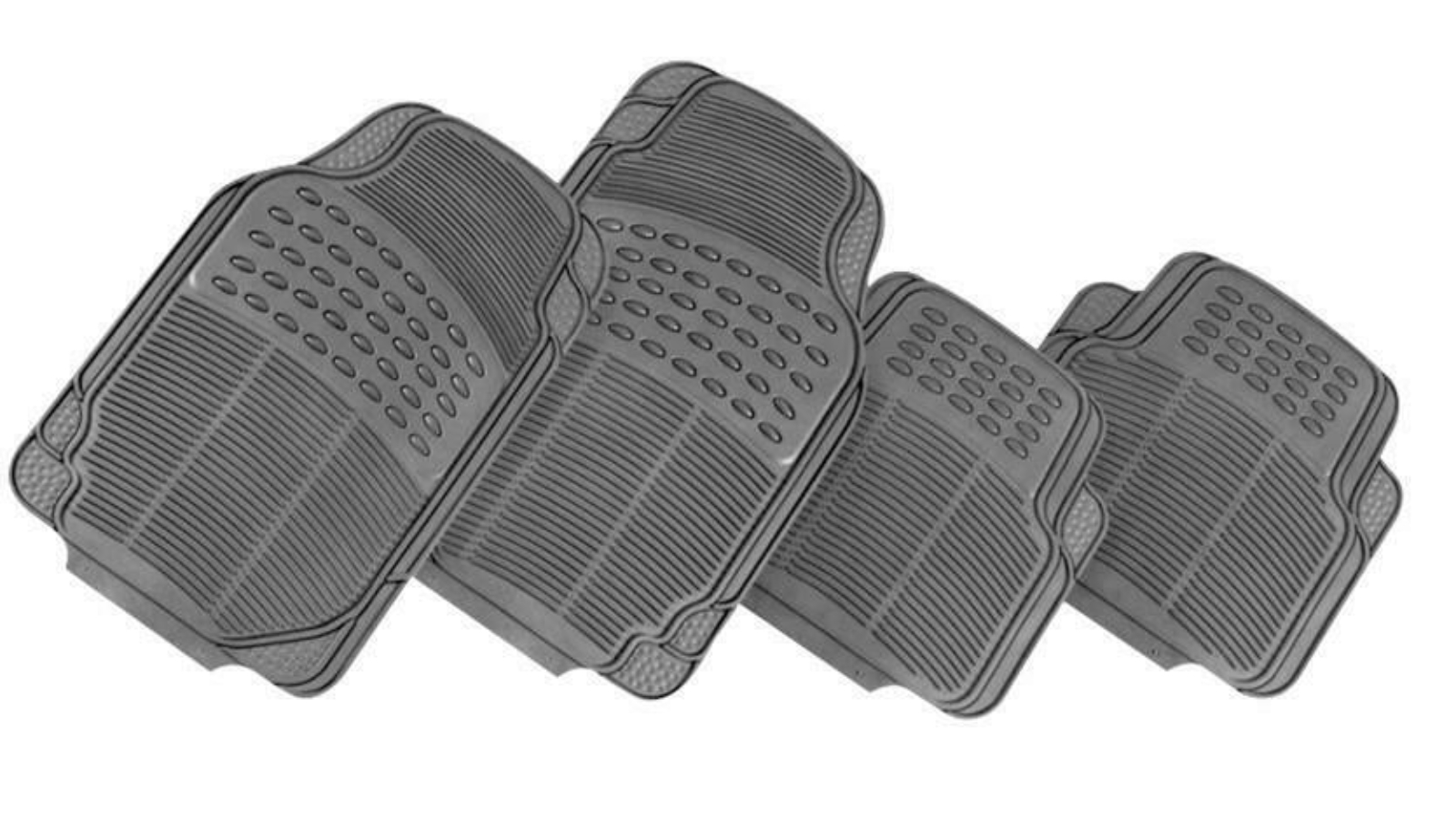 My Car Thunder 4 Piece Rubber Car Mat - Grey | Harvey Norman