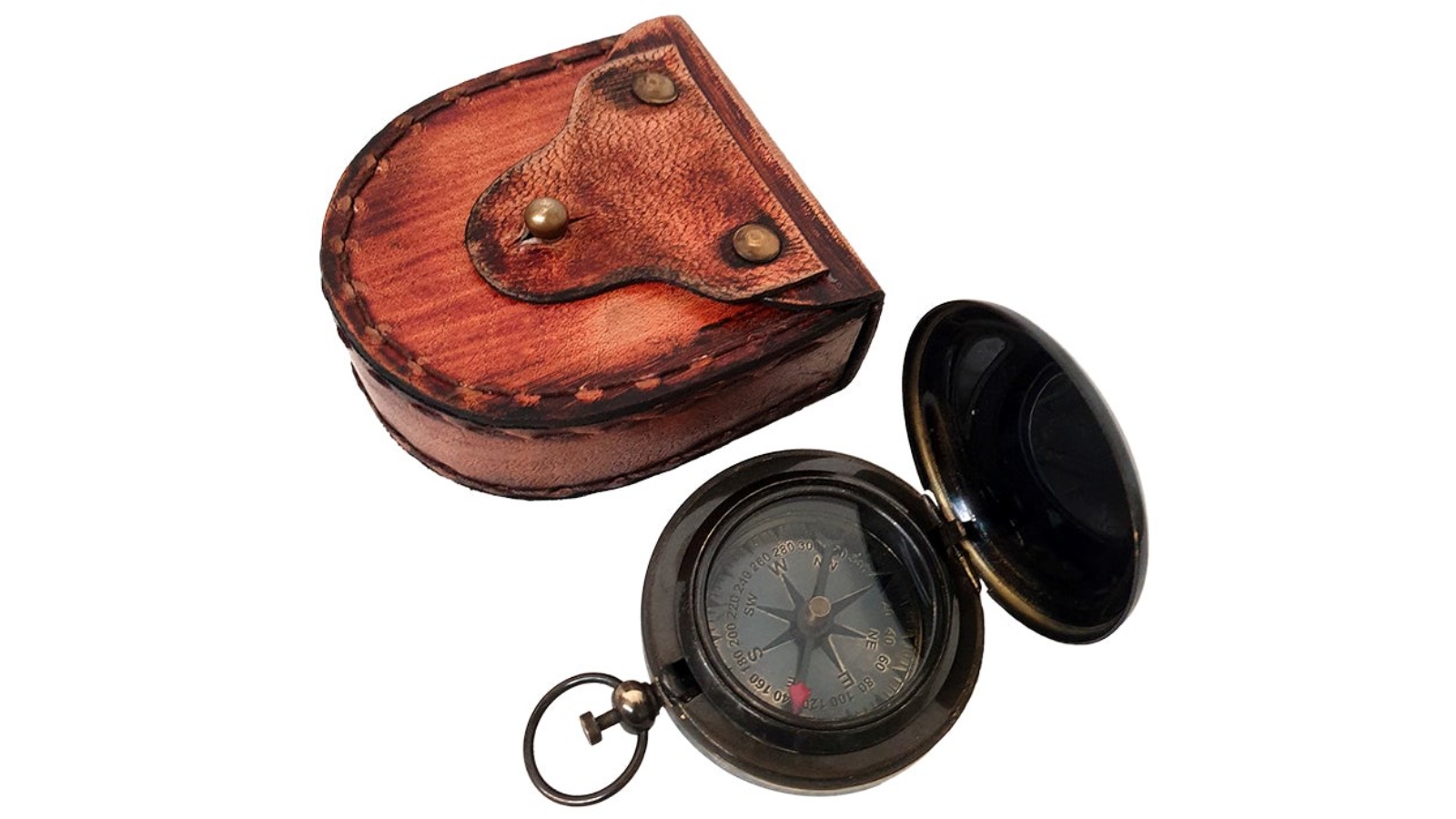 Vintage World Australia Ross London 45mm Pocket Compass | Harvey Norman