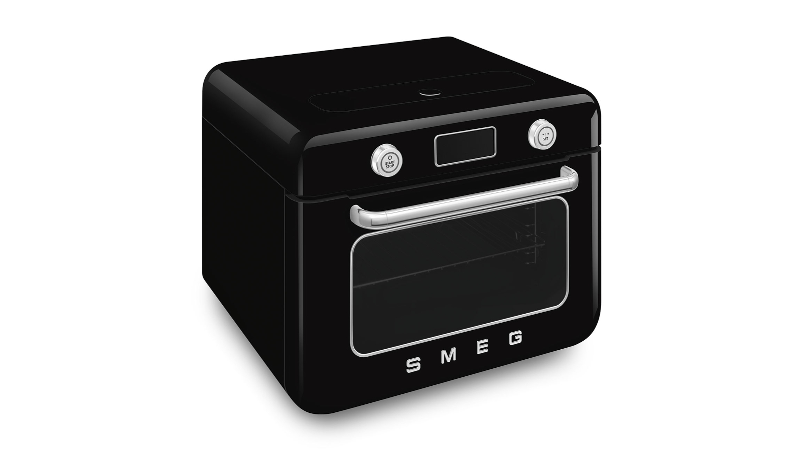 Smeg Benchtop Combi-Steam Oven - Black | Harvey Norman