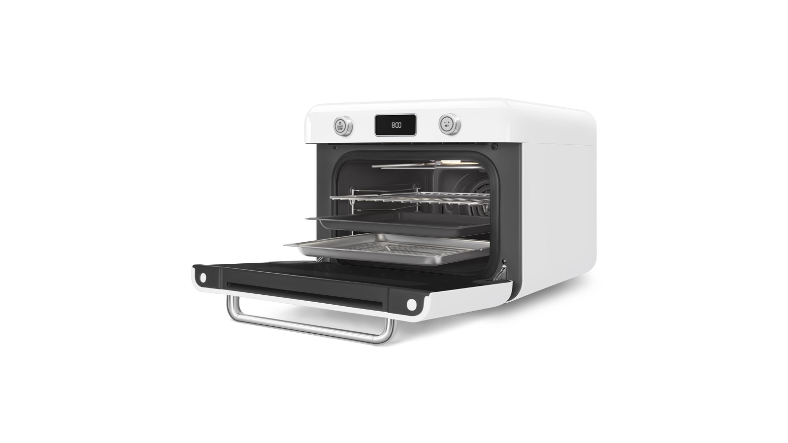 Smeg Benchtop Combi-Steam Oven - White | Harvey Norman