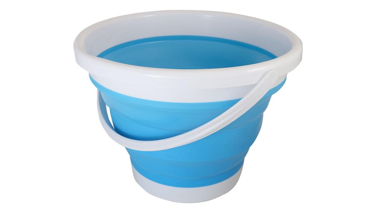 Coghlans Blue Collapsible Bucket - 10L | Harvey Norman