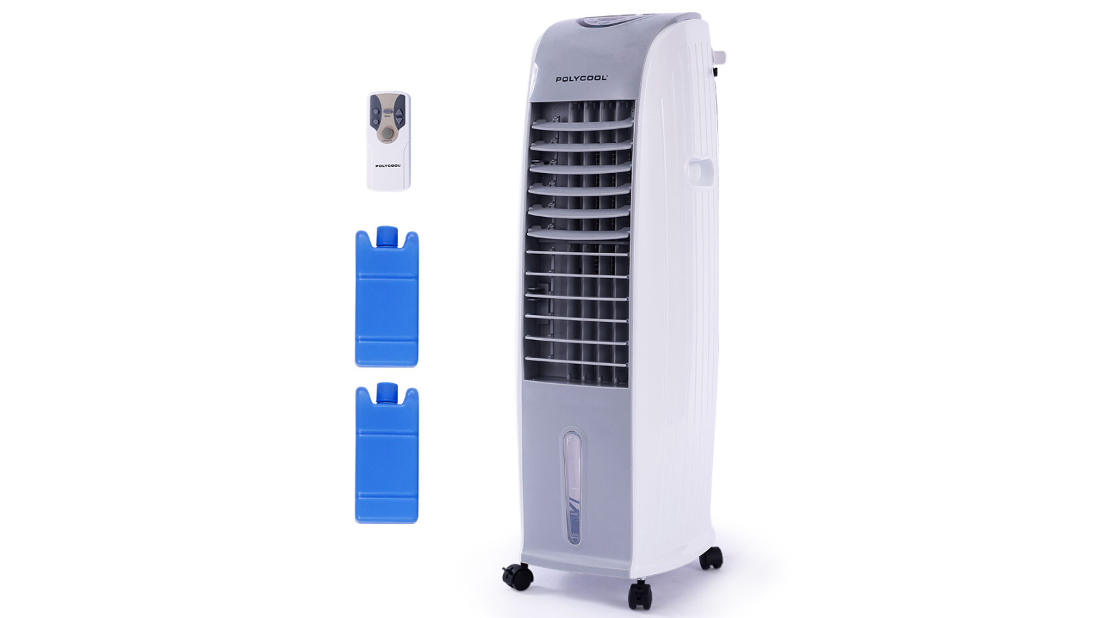 PolyCool 4-in-1 8 Litre Portable Evaporative Air Cooler - Grey/White ...