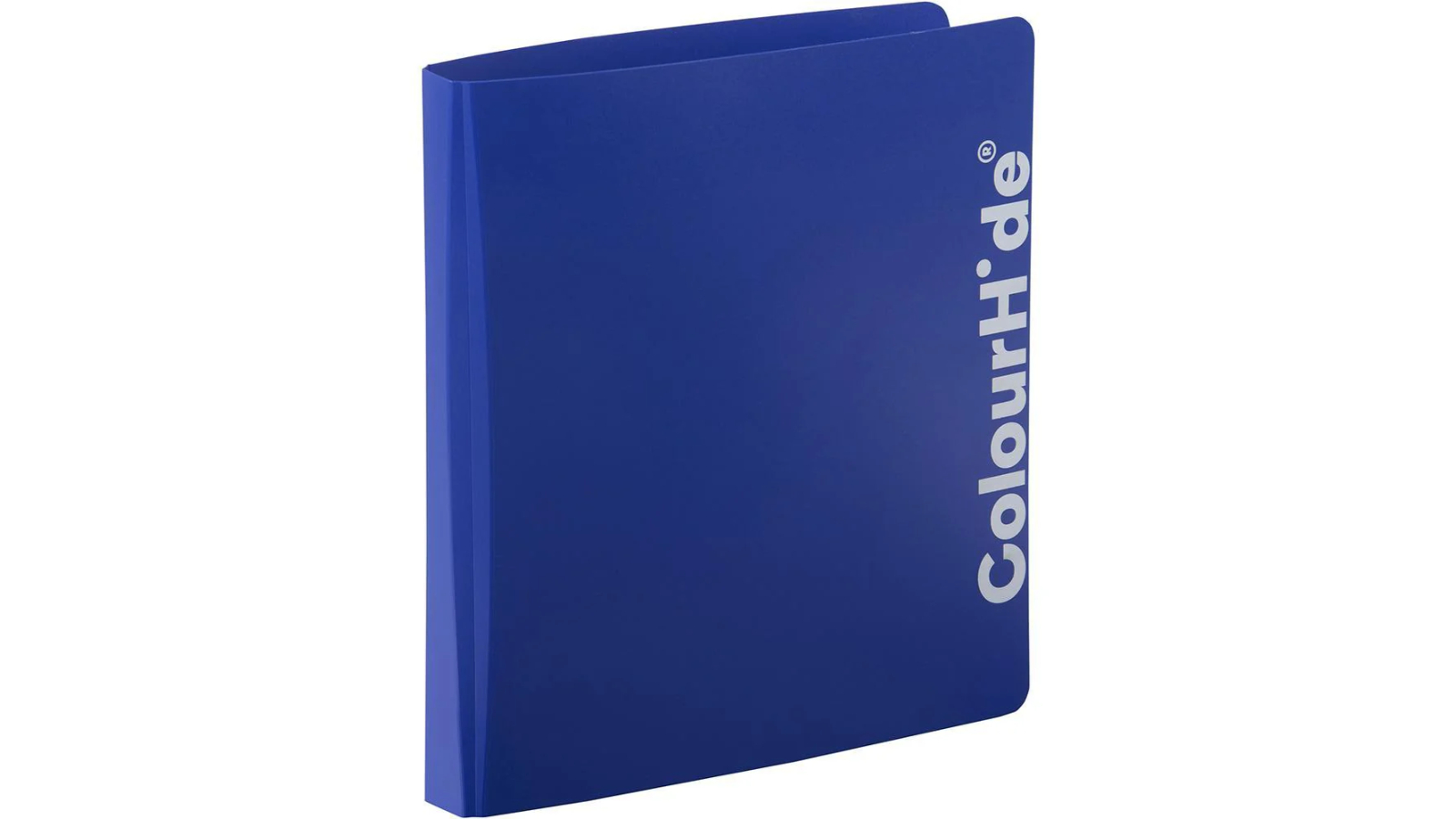 ColourHide Box of 12 2.5cm A4 PP 2D Ring Binder Folder - Blue | Harvey ...