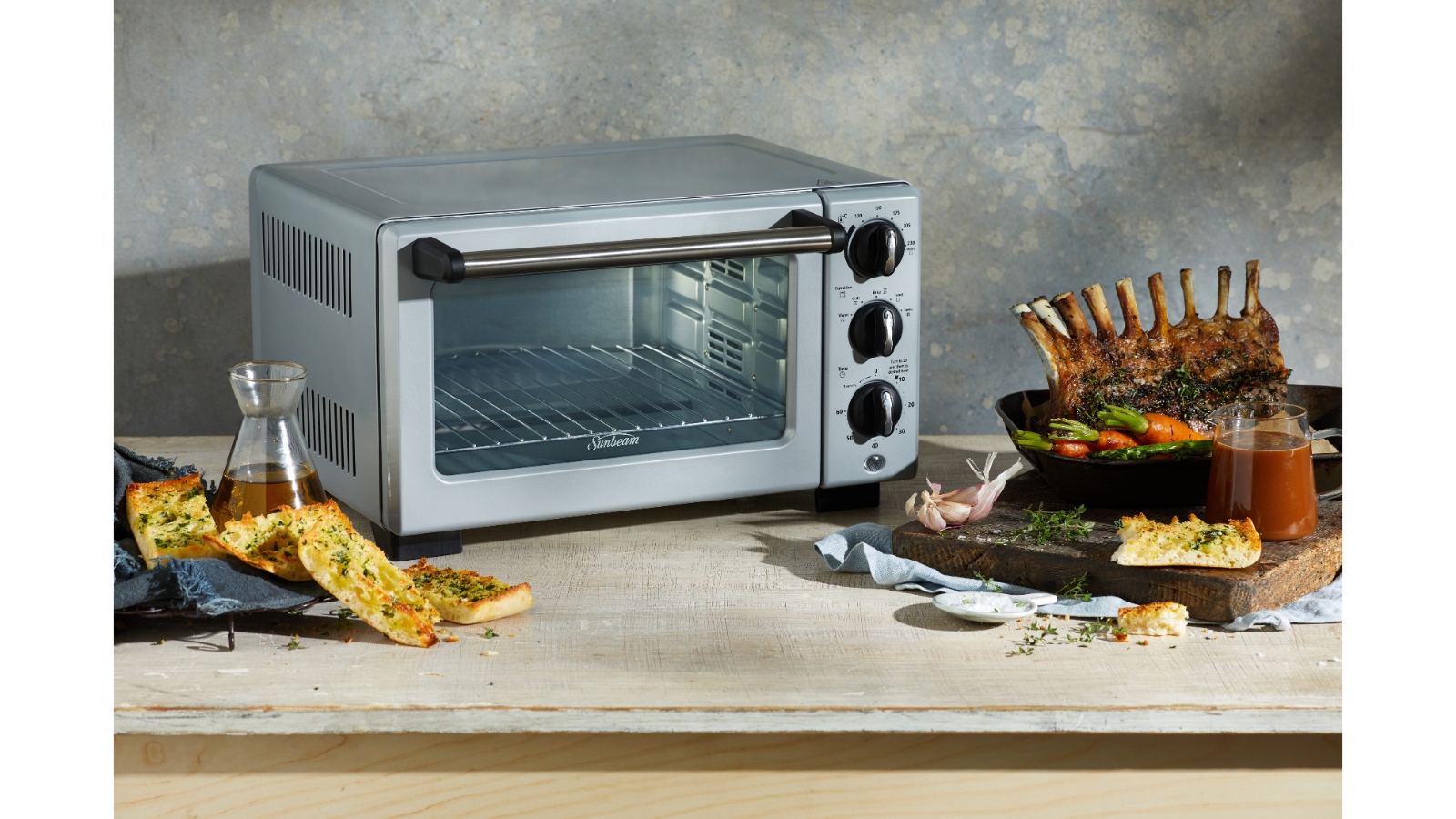 Sunbeam 18L Convection Bake & Grill Compact Oven | Harvey Norman