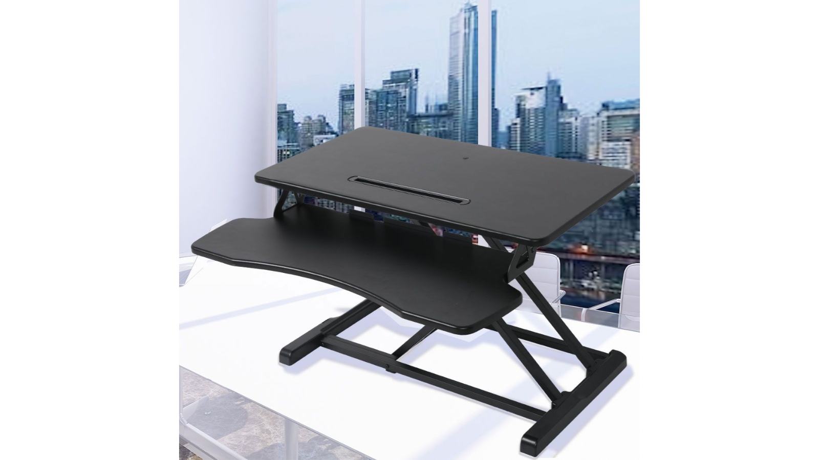 Levede Standing Office Desk Riser Height Adjustable Sit Stand | Harvey ...