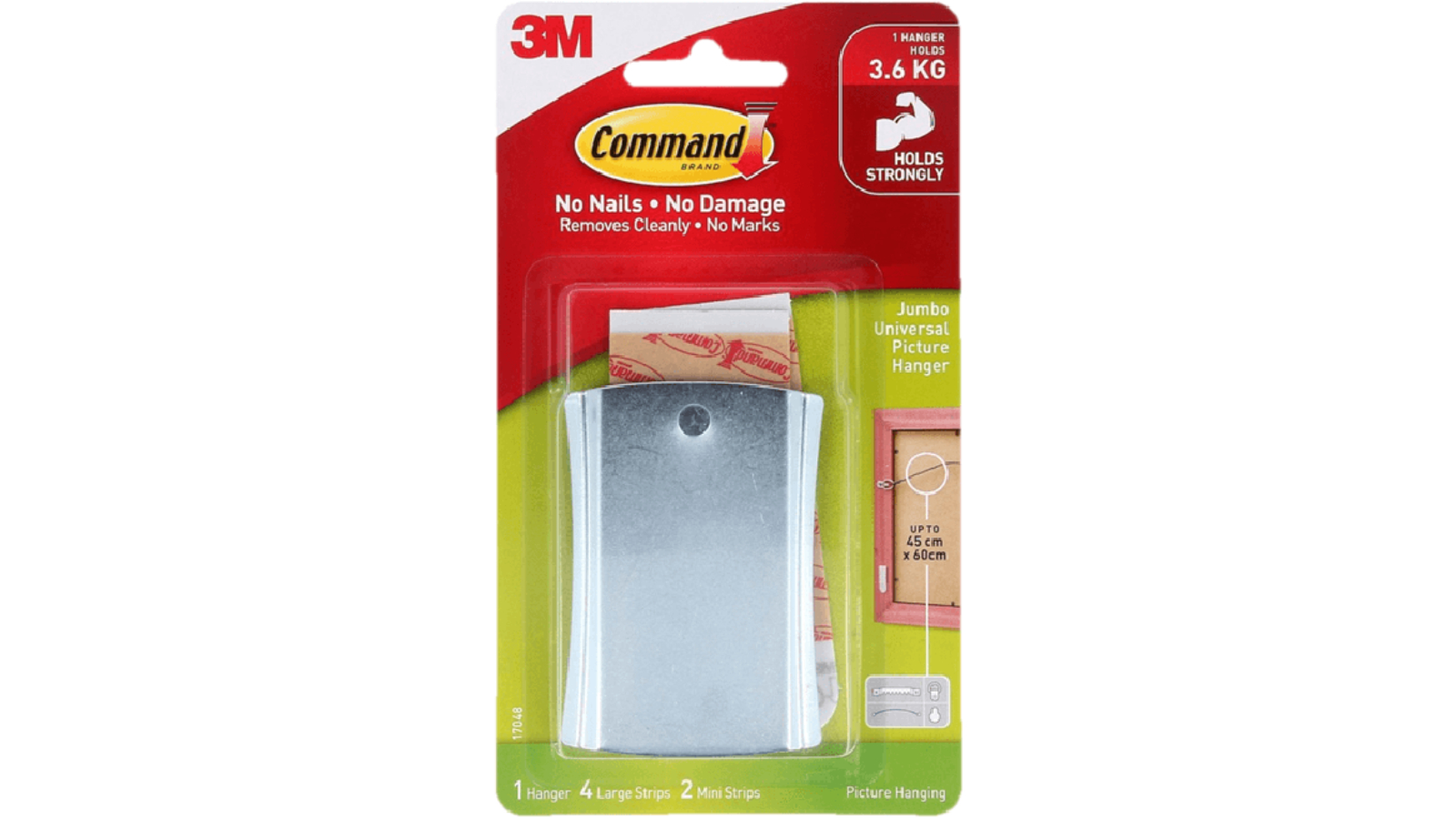 Command Adhesive Wire-Backed Metal Hanger Sticky Nail Picture | Harvey ...