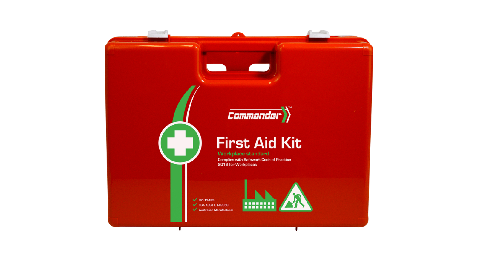 Commander Rugged Carry Workplace Compliant Hard Case First Aid Kit ...
