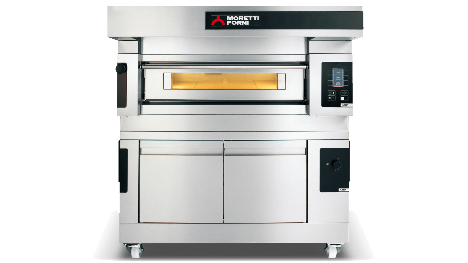 Moretti Forni Serie S Single Deck Pizza Oven on Prover - 4 x 35cm ...