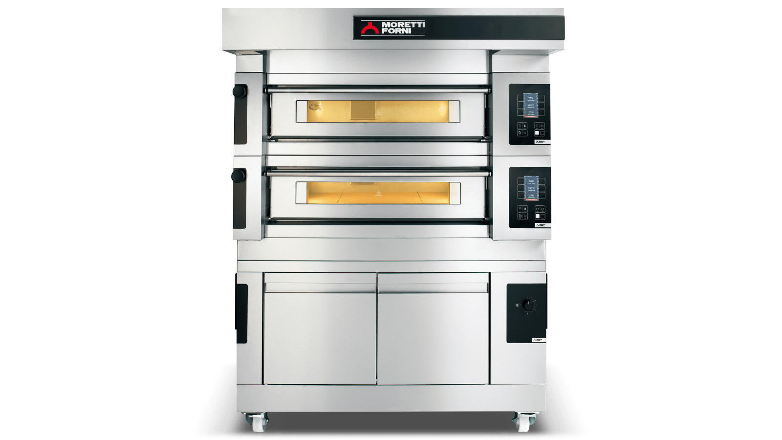 Moretti Forni Serie S Double Deck Pizza Oven on Prover - 12 x 35cm ...