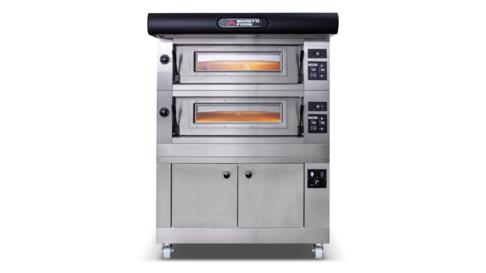 Moretti Forni Amalfi Double Deck Pizza Oven on Prover with Chamber - 95 ...