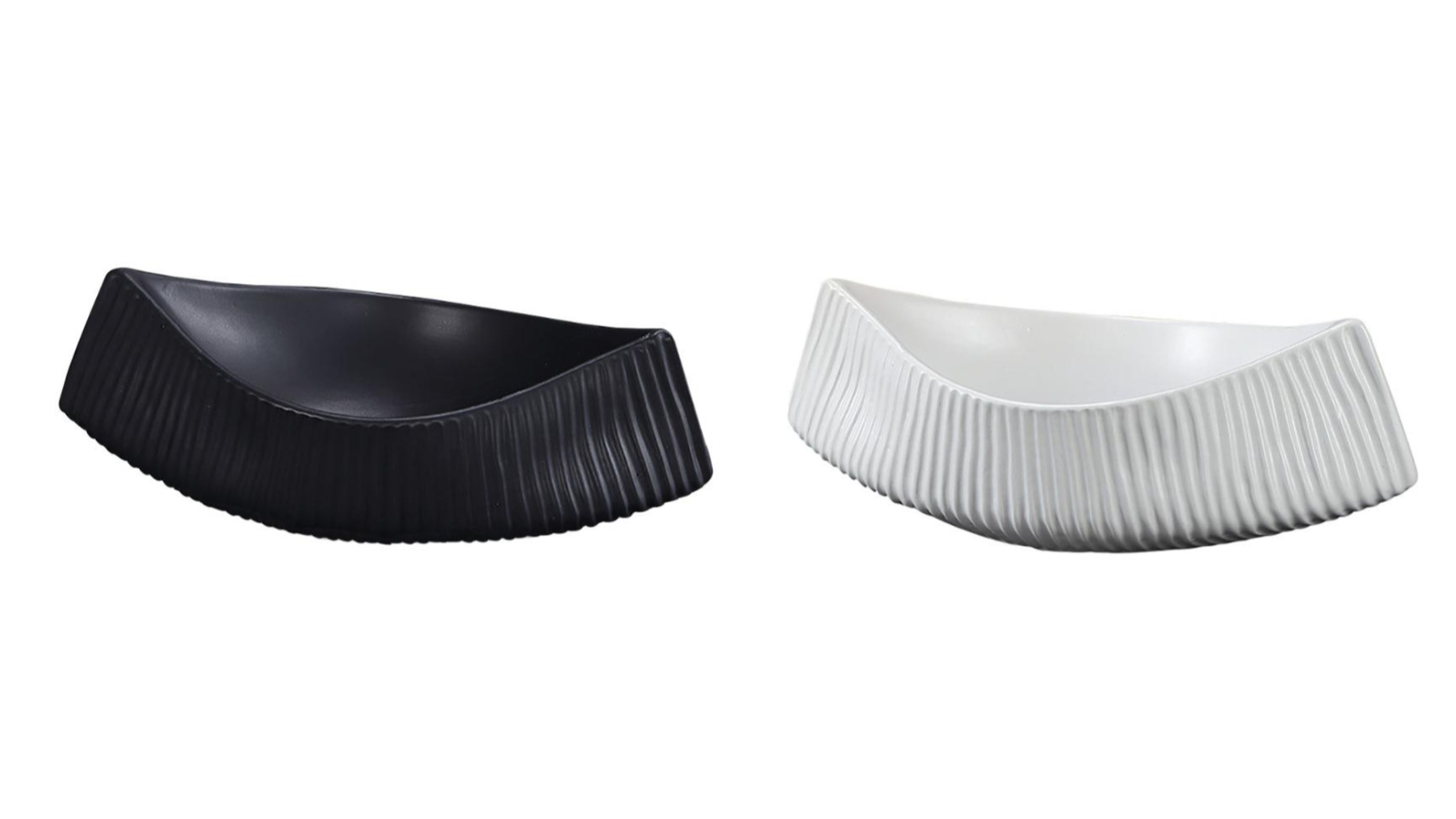 Soga 37 x 12.5cm Ceramic Boat Shaped Plate Ornament | Harvey Norman
