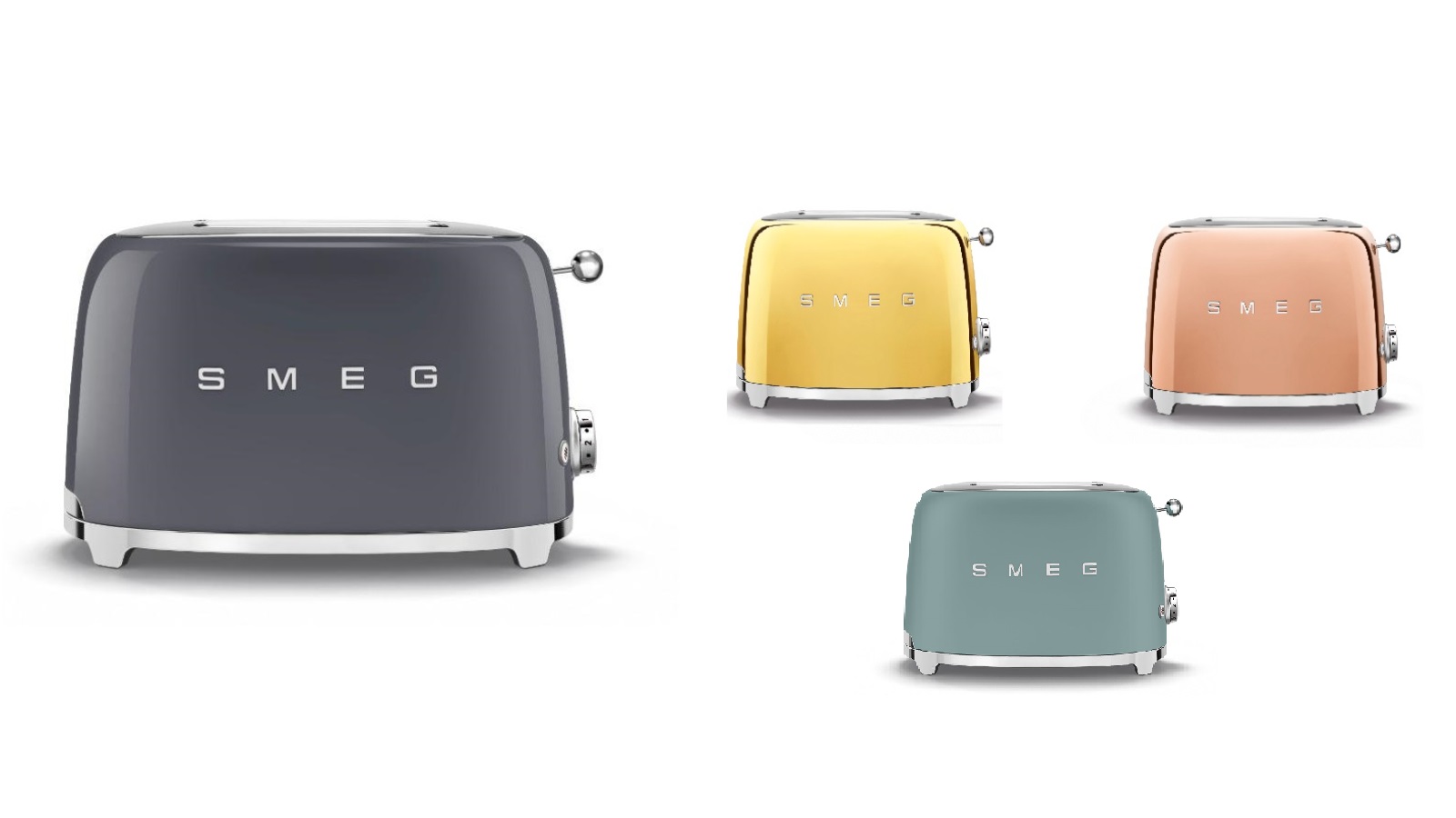 Smeg 50's Retro Style 2 Slice Toaster | Harvey Norman