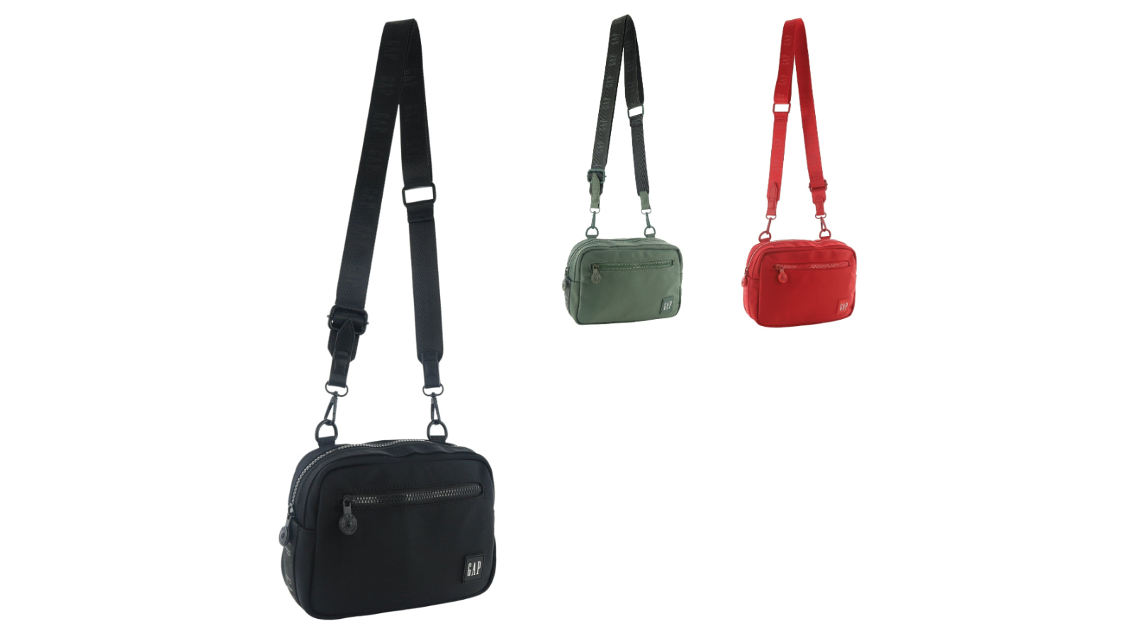 Gap Ladies Nylon Adjustable Logo Webbing Strap Cross-Body Bag | Harvey ...