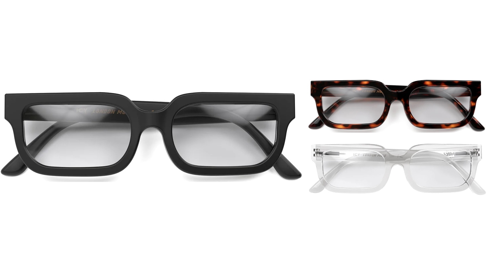 London Mole Icy Blue Blocker Glasses | Harvey Norman