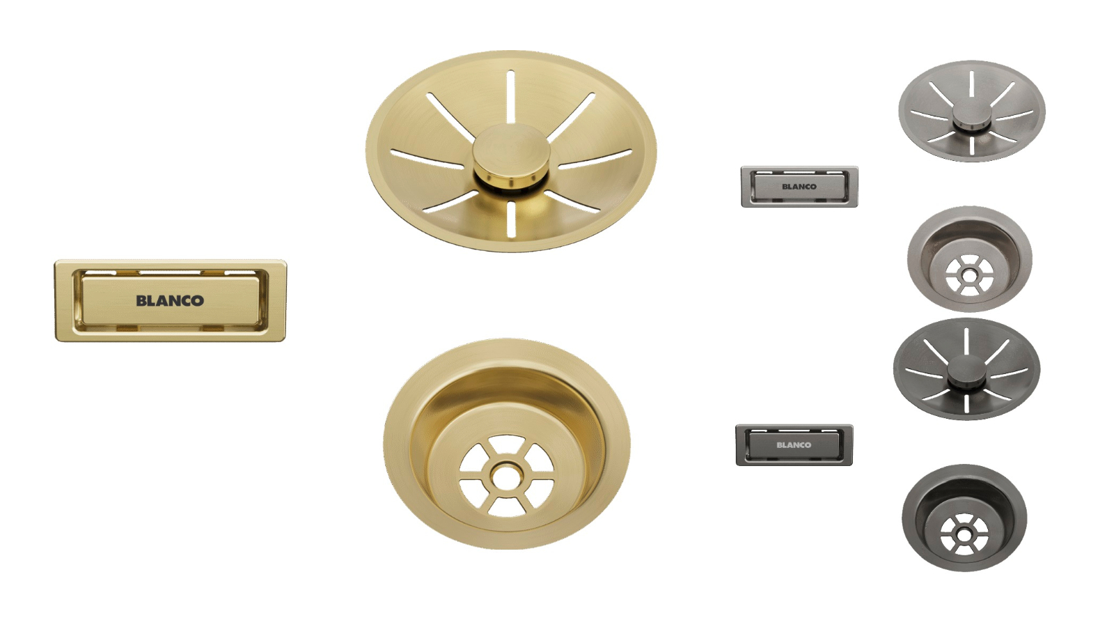 Blanco InFino Waste and Overflow Single Drain Set | Harvey Norman