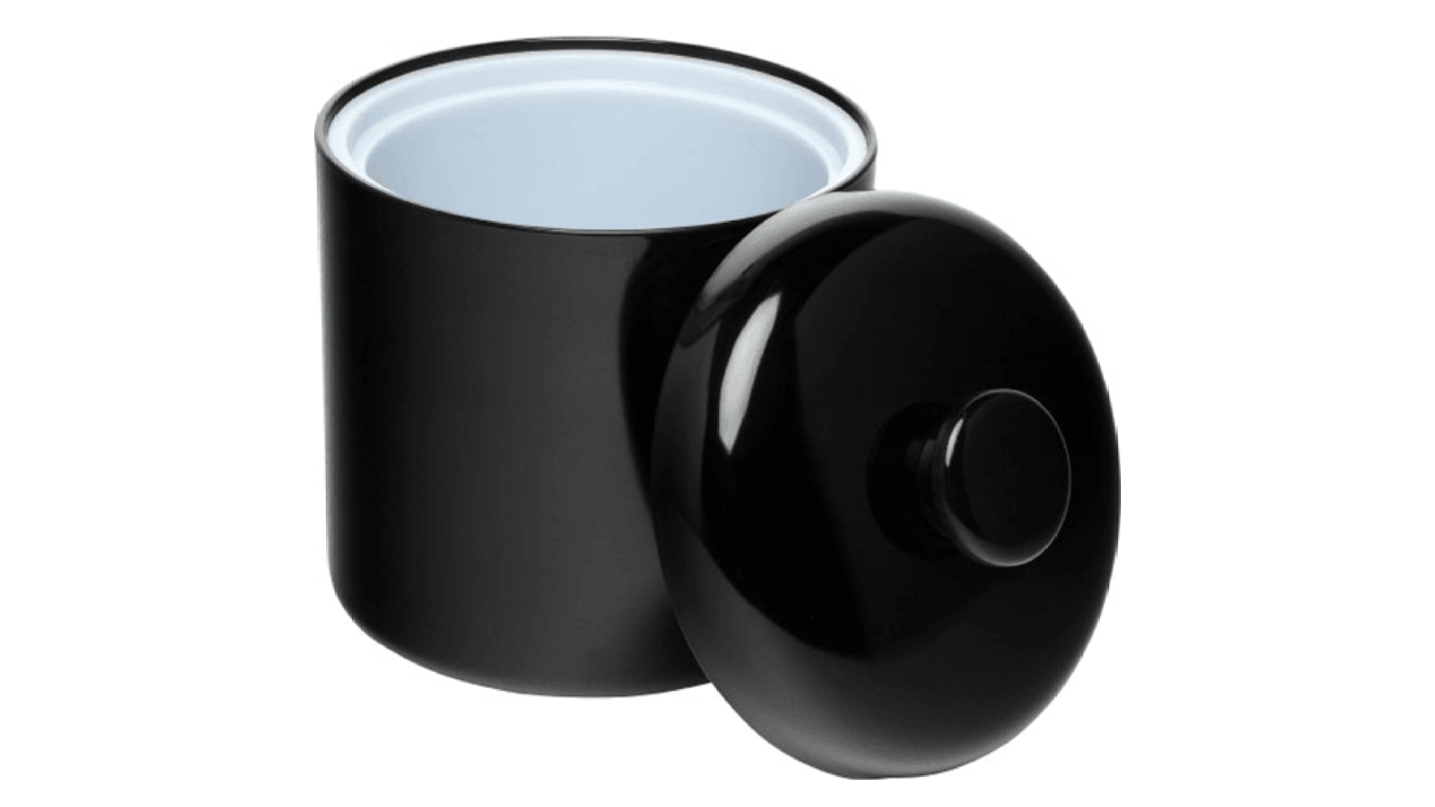 Connoisseur Black Melamine Ice Bucket Container with Lid - 1.8L ...