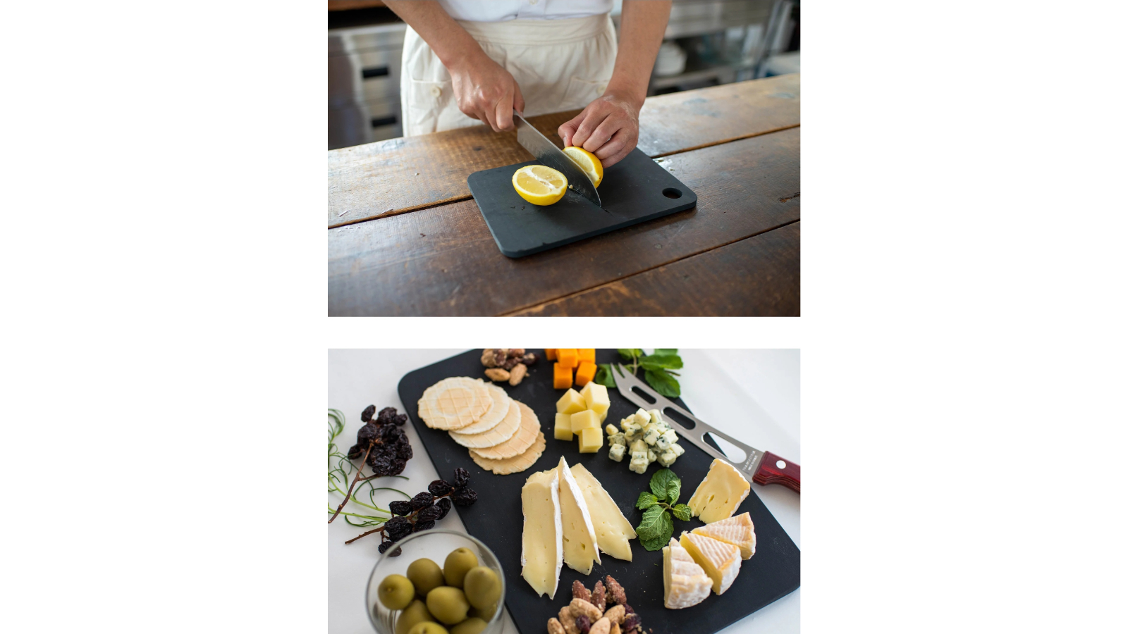 Parker Asahi Synthetic Rubber Black Cutting Board - Large | Harvey Norman