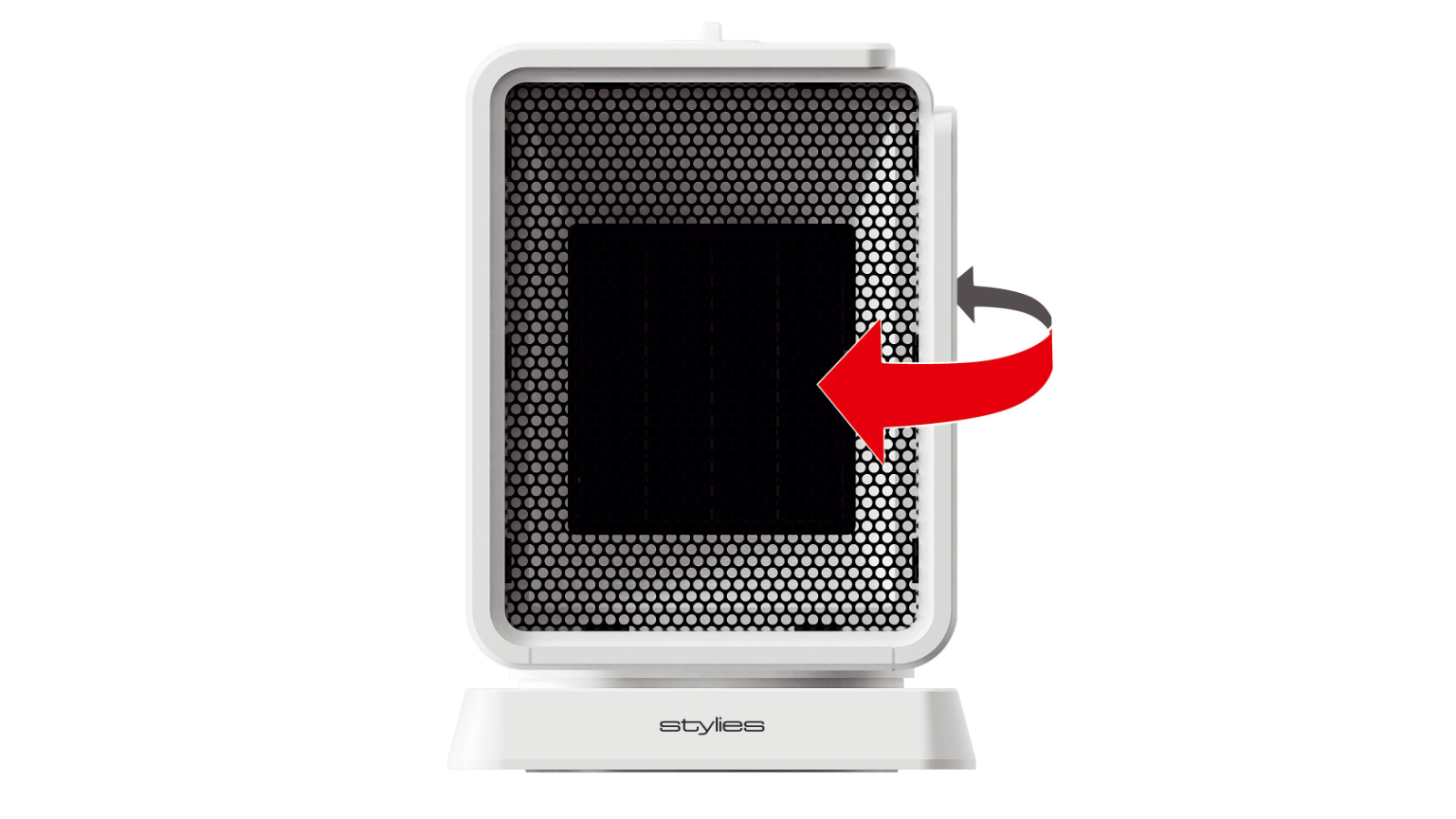 Stylies Rotanev 1800W PTC Fan Heater - White | Harvey Norman