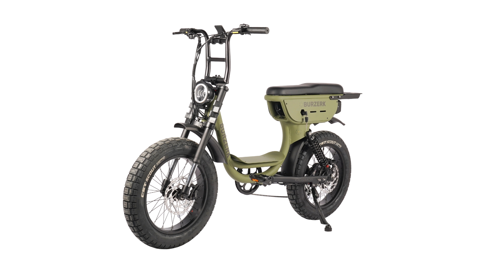 Burzerk Cosmos Electric Bike - Sage Green | Harvey Norman