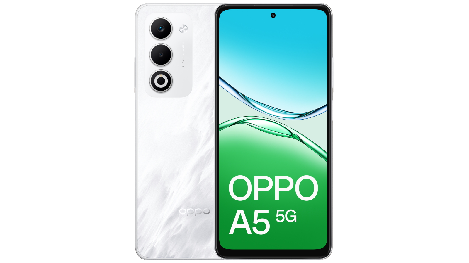 OPPO A5 5G 128GB - Mist White | Harvey Norman