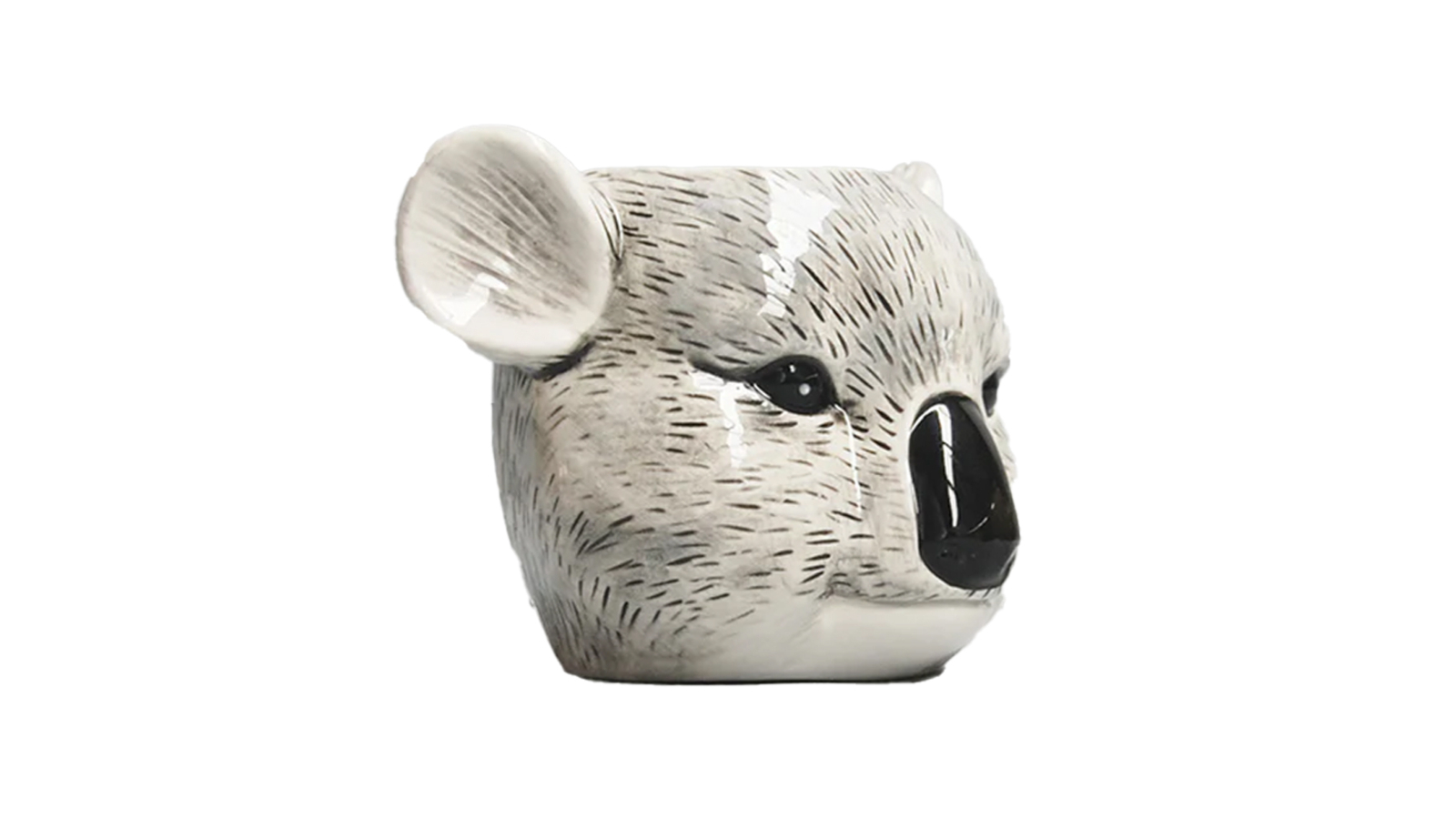 White Moose Ceramic Koala Pot Planter Home Decor | Harvey Norman