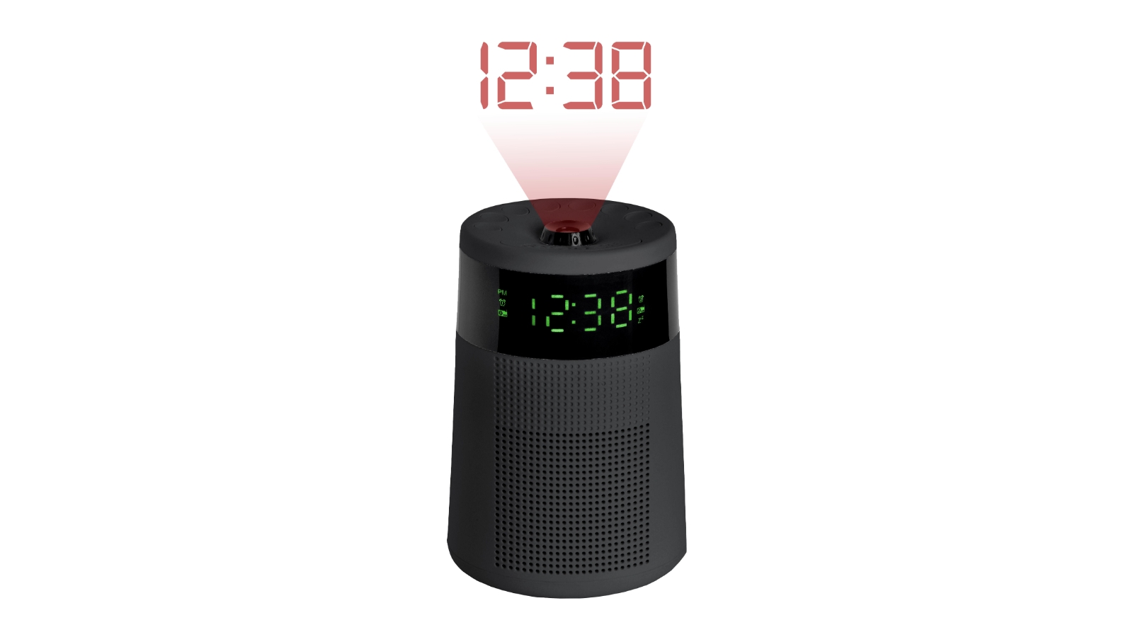 Lenoxx Sleek Projector Alarm Clock and Radio | Harvey Norman