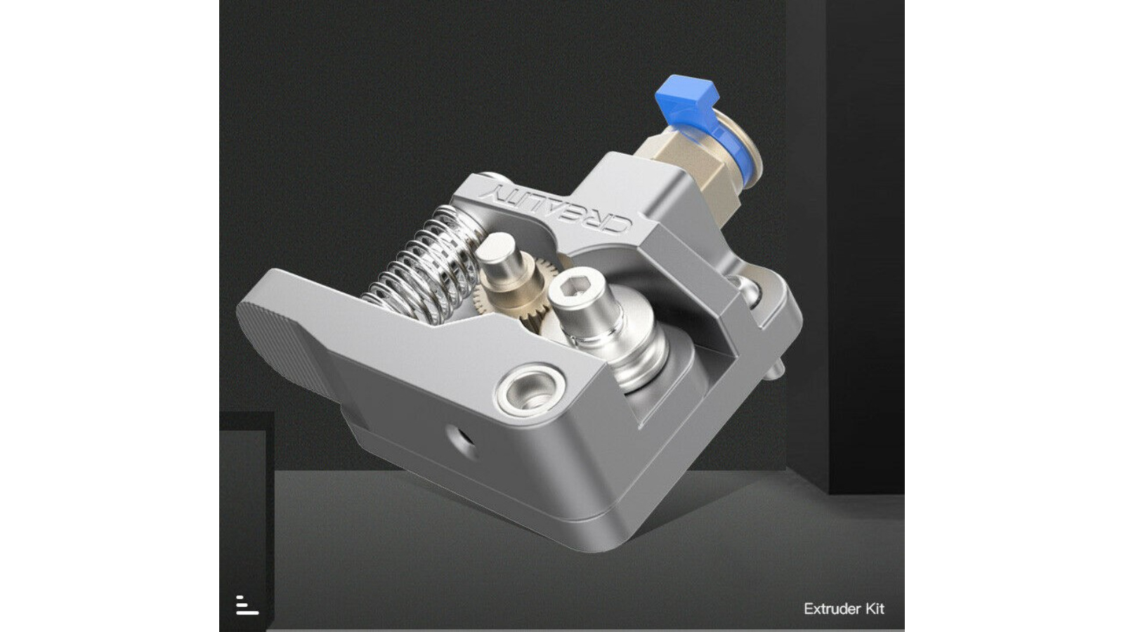 Creality Grey Metal Aluminum Extruder Upgrade Kit for Ender 3 | Harvey ...