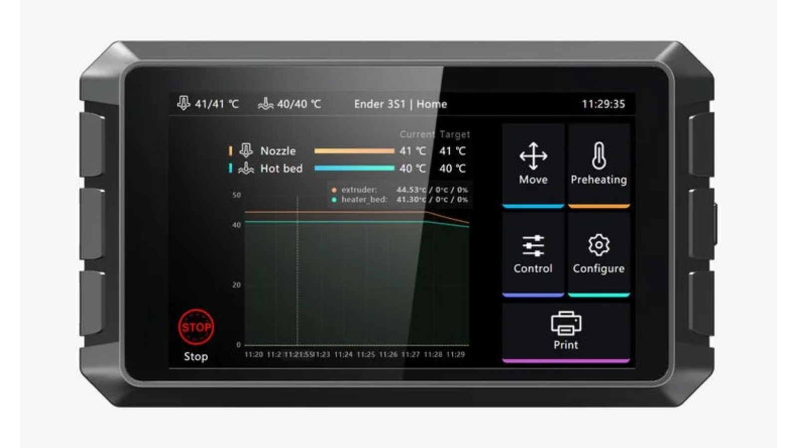 Creality 3D Sonic Pad Klipper System Touchscreen | Harvey Norman