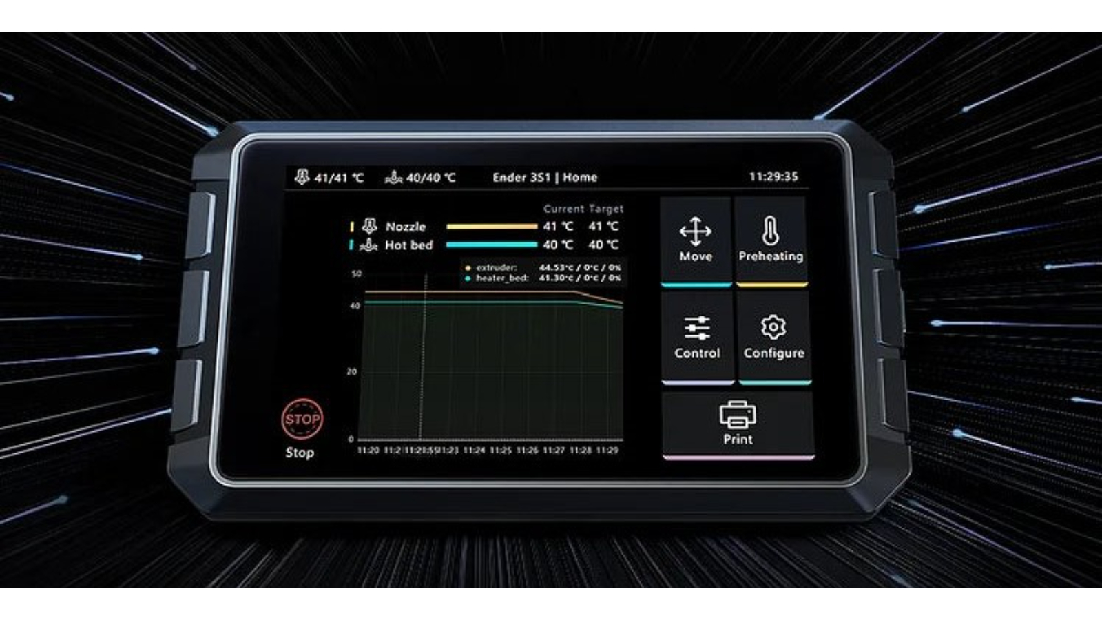 Creality 3D Sonic Pad Klipper System Touchscreen | Harvey Norman