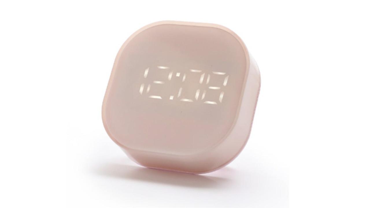 HOD Creative Digital Smart Mini Alarm Clock - Pink | Harvey Norman