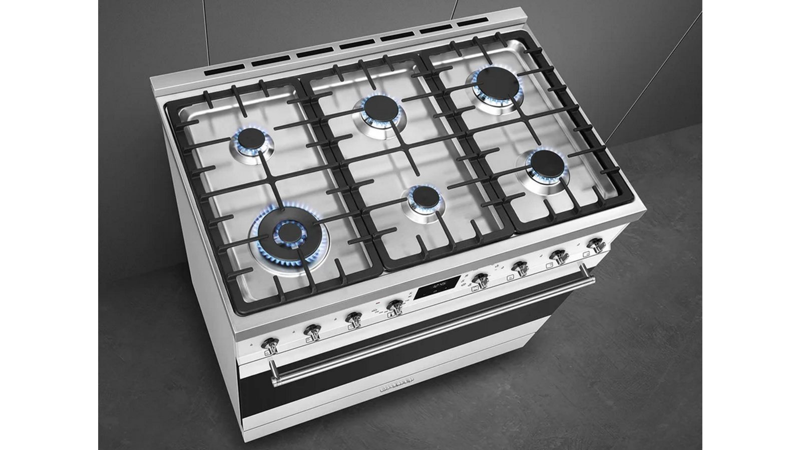 Smeg 900mm Classic Freestanding Cooker with Gas Cooktop - White ...