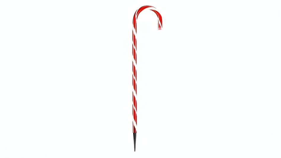 White and Twinkling 10 LED Christmas Candy Cane String Light | Harvey ...