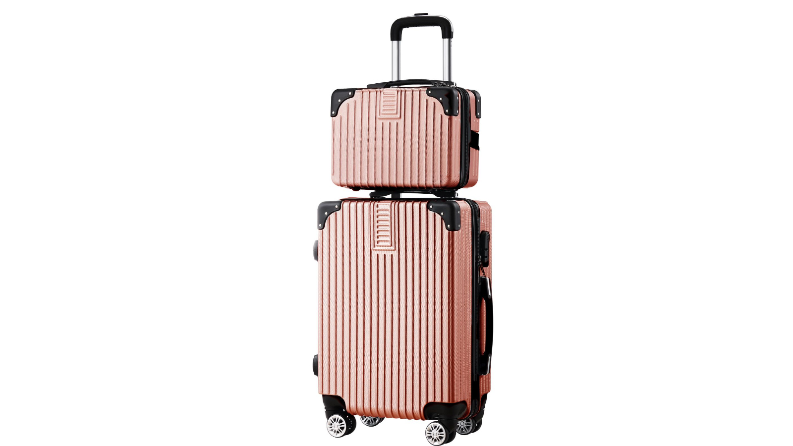 Buon Viaggio 2 Piece Luggage Set Carry-on Hard Shell Travel Suitcase ...