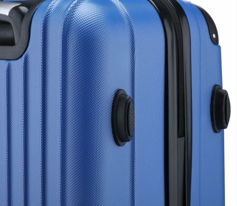 Buon Viaggio 4 Piece Hard Shell Traveller Bag Suitcase Set - Blue ...