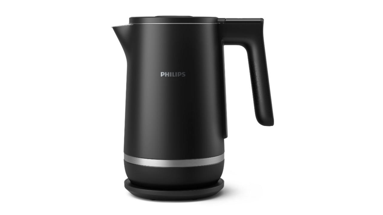 Philips 1.7L 7000 Series Doubled Walled Kettle - Black | Harvey Norman