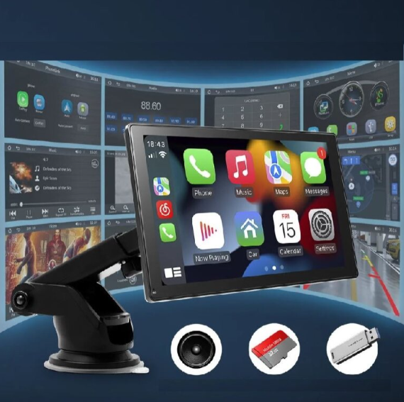 9inch Portable Car Stereo Radio Apple Carplay Android MP5 Player ...