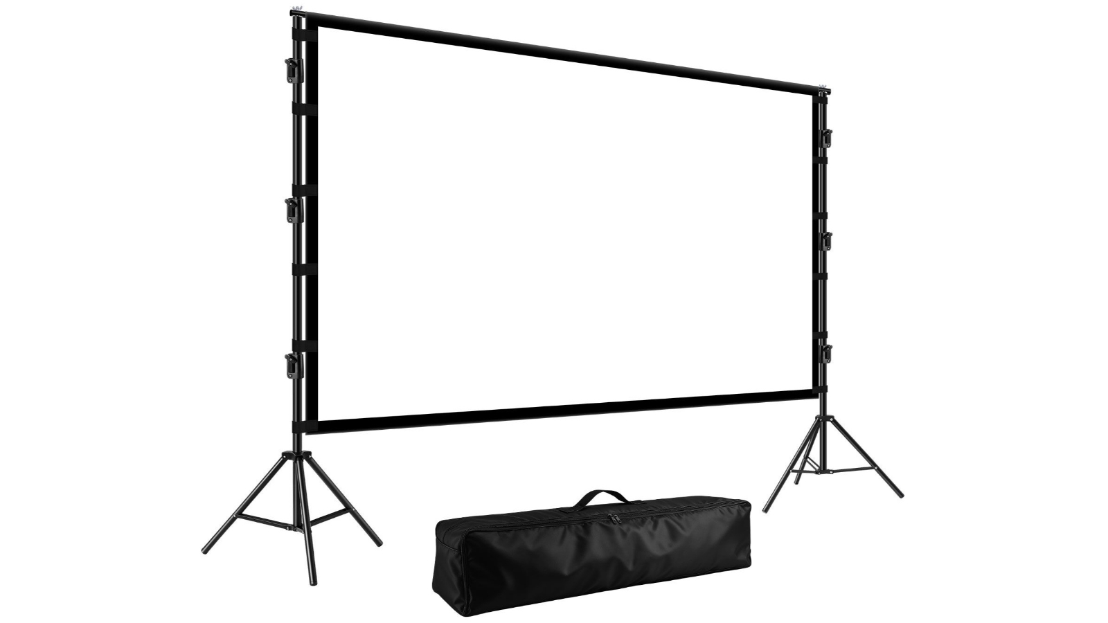 Crazy Sales 100inch Portable Tripod Stand Projector Screen | Harvey Norman