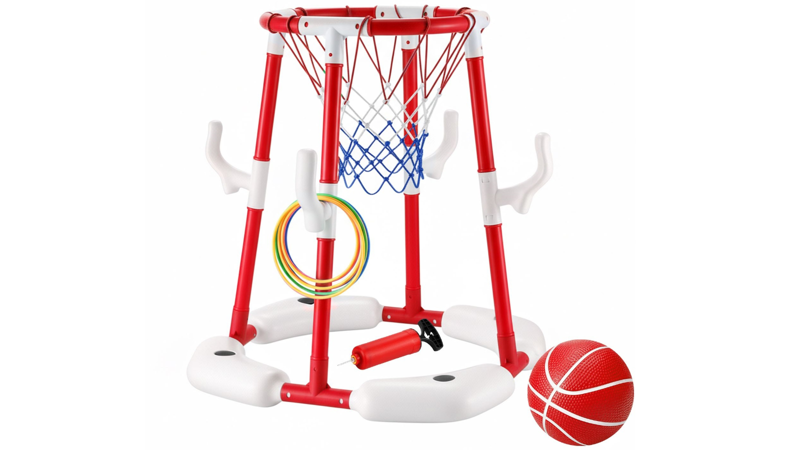 Crazy Sales 2-in-1 Pool Basketball Hoop Toys Ring | Harvey Norman