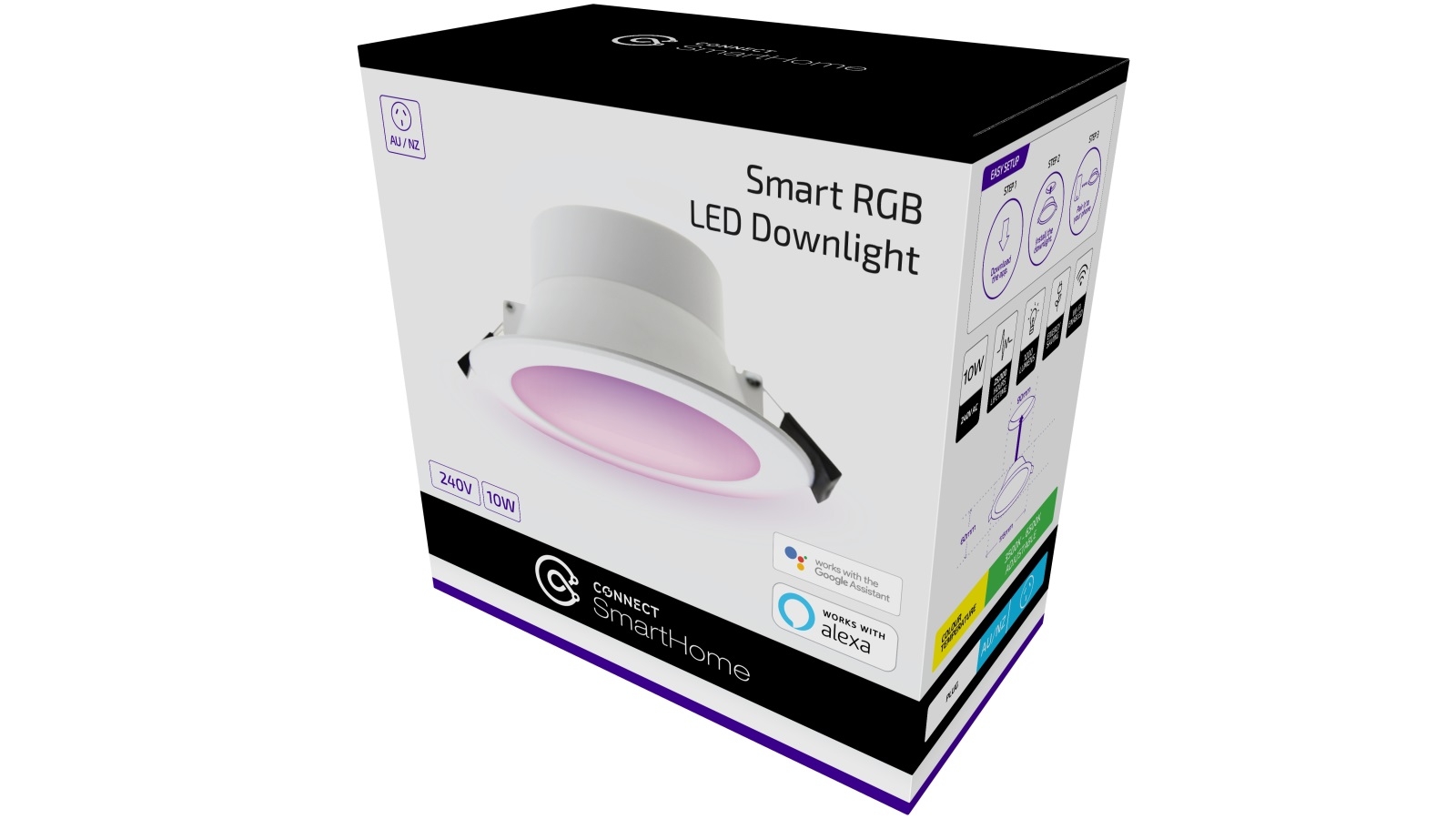 Connect Smart 240V RGB LED Downlight | Harvey Norman