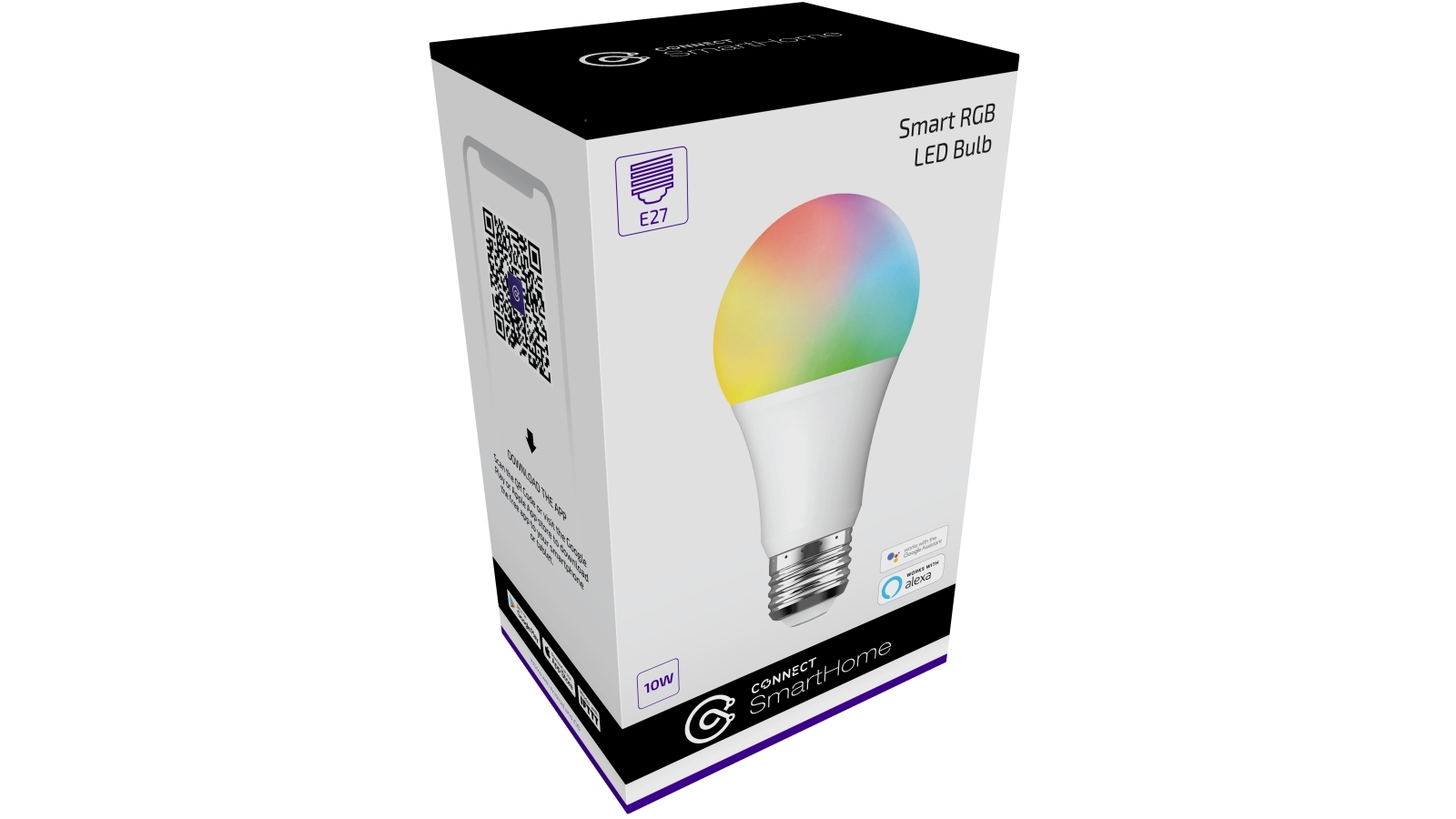 Connect Smart 10W E27 RGB LED Light Bulb | Harvey Norman