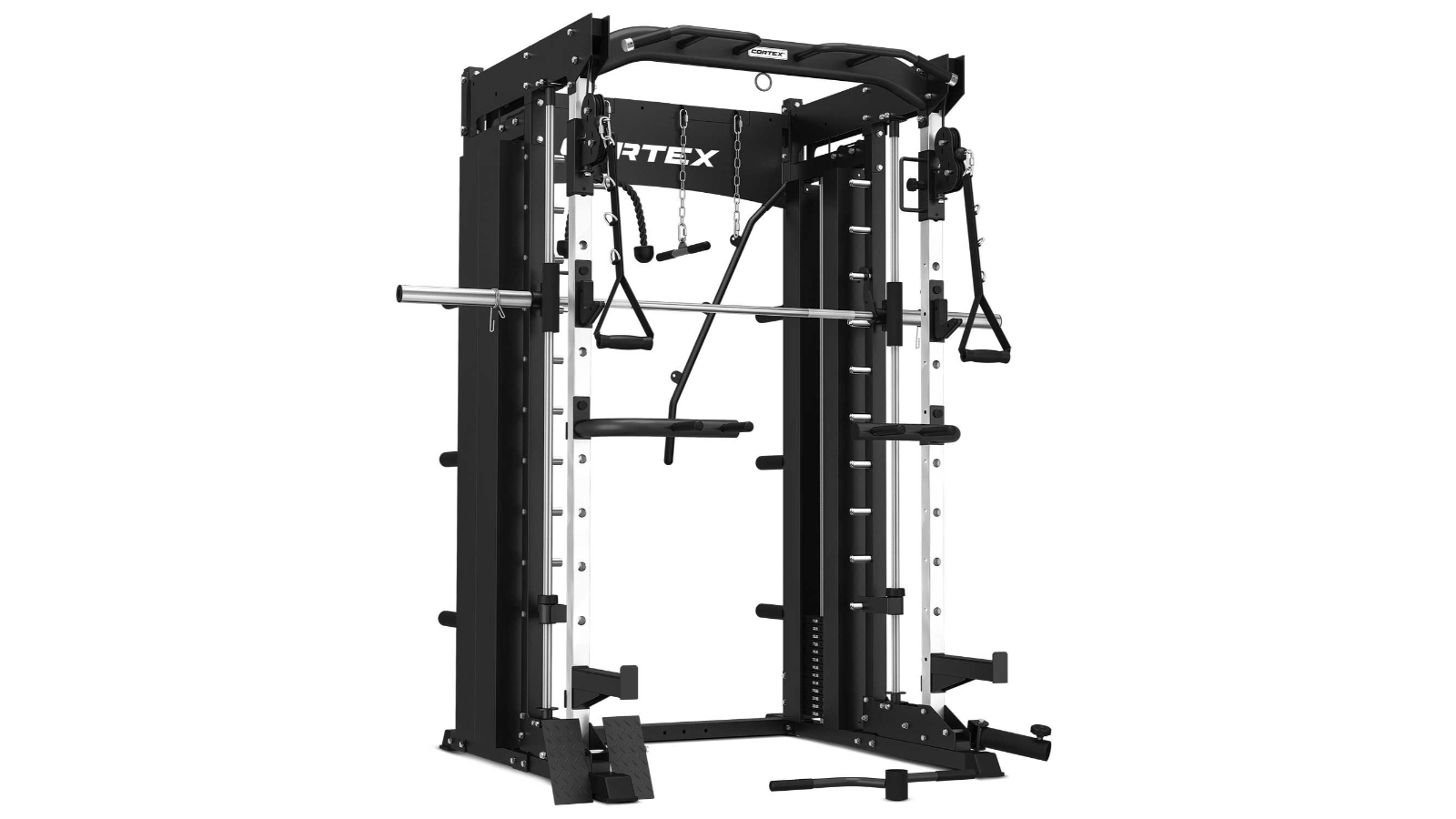Cortex SM26 6-in1 Power Rack with Dual Stack Smith and Cable Machine ...