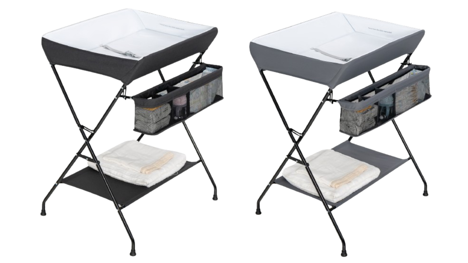 Costway Baby Folding Change Table with Storage Basket and Shelf ...