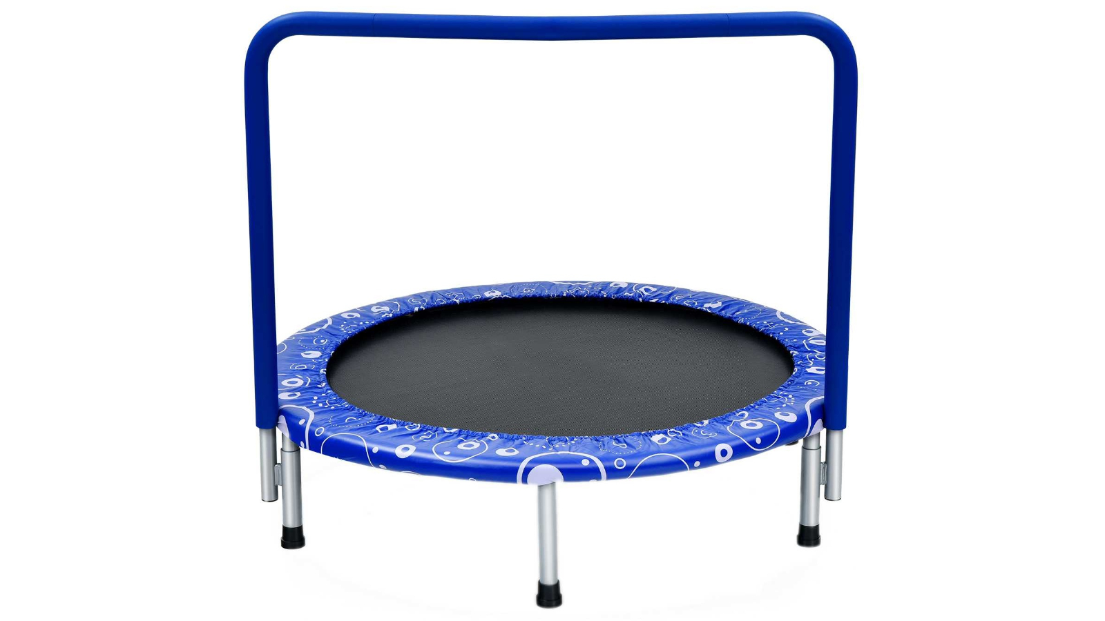 Costway 91cm Mini Trampoline with Security Padded Cover - Blue | Harvey ...