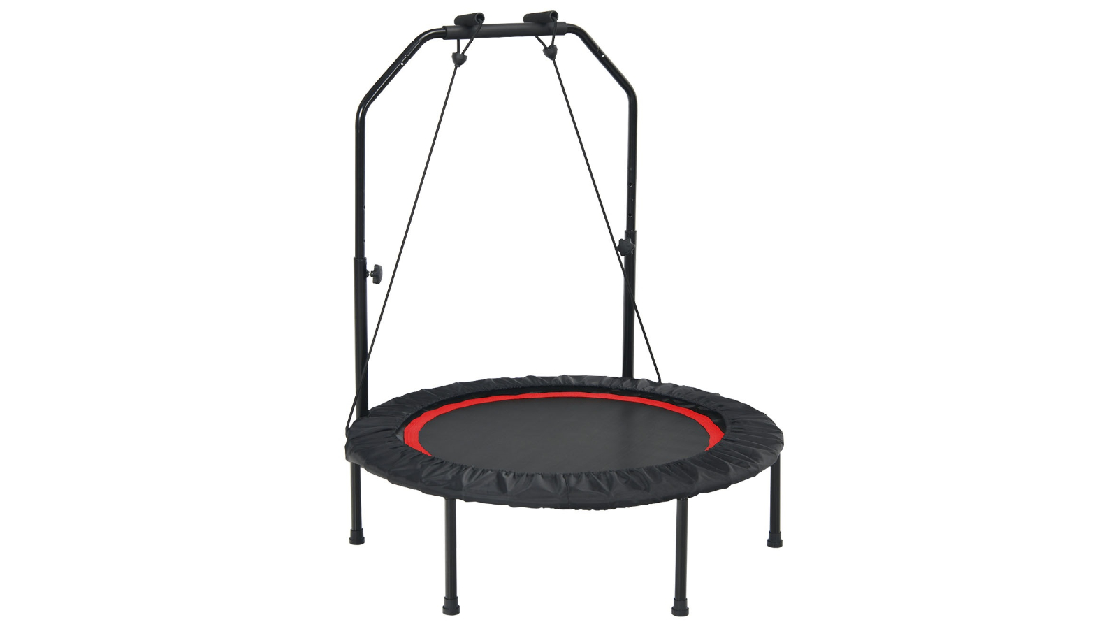 Costway Outdoor Foldable Trampoline Fitness Rebounder with Adjustable ...
